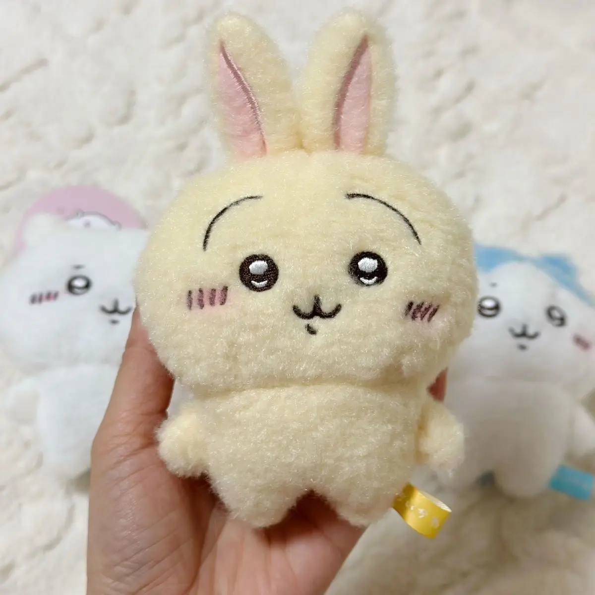 MINISO Fury Chiikawa Hachiware Usagi Plush Keychain - Chiikawa Plush