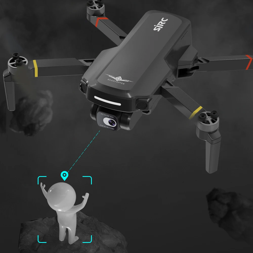 NEW SJRC F5S PRO+ PRO Plus GPS 3.5KM with 4K EIS HD Camera 2-Axis ...