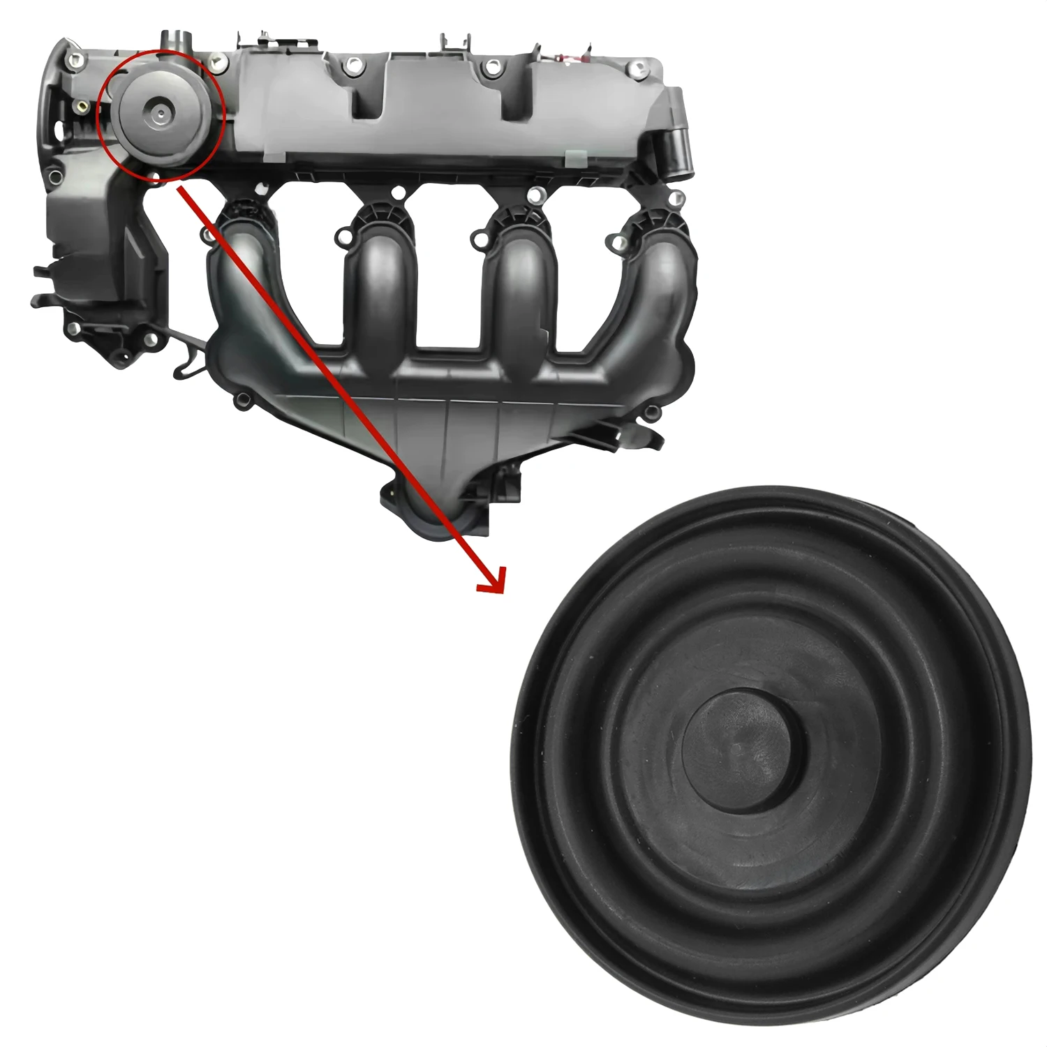 Crankcase Vent Membrane For 2.0HDI Ford Focus Kuga Mondeo S-MAX/Galaxy ...