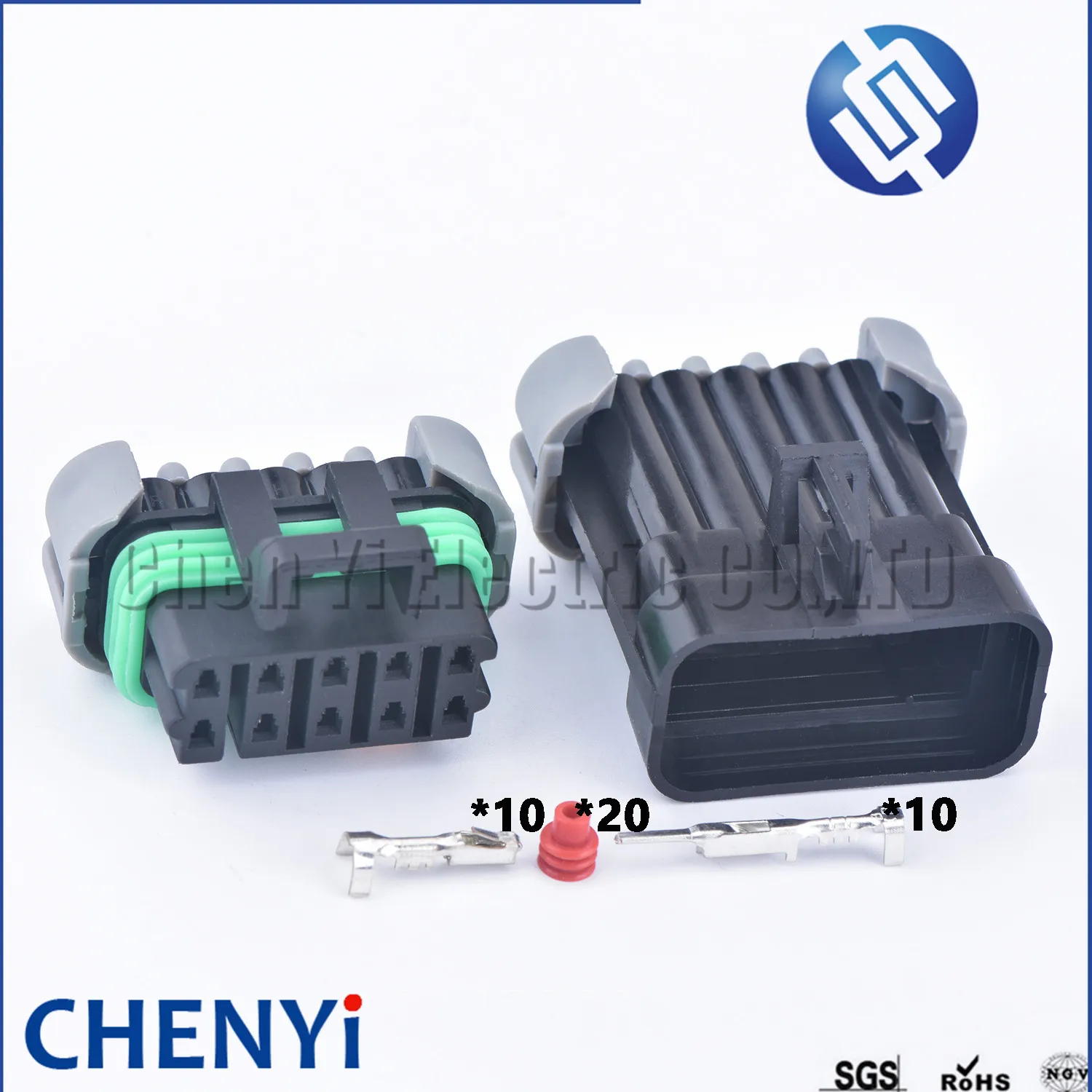 Delphi-10-Pin-Metri-Pack-150-Series-Auto-Waterproof-Connector-Socket ...