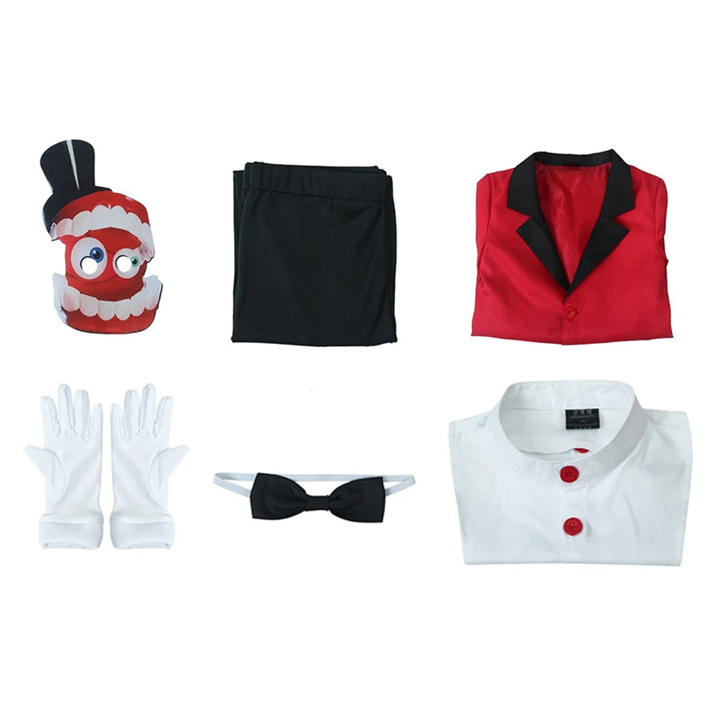 Caine Cosplay Full Suit Mask Outfits Cartoon TV Amazing Cosplay Digital ...