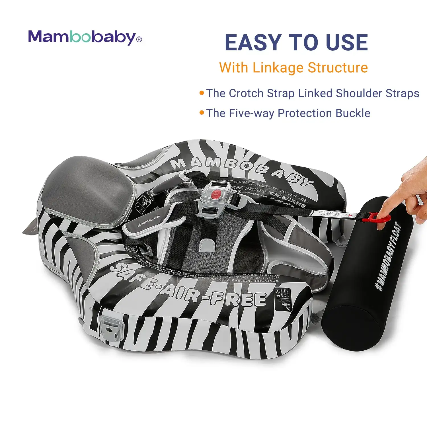 Mambobaby-Baby-Swimming-Float-With-Umbrella-For-Infant-Non-Inflatable ...