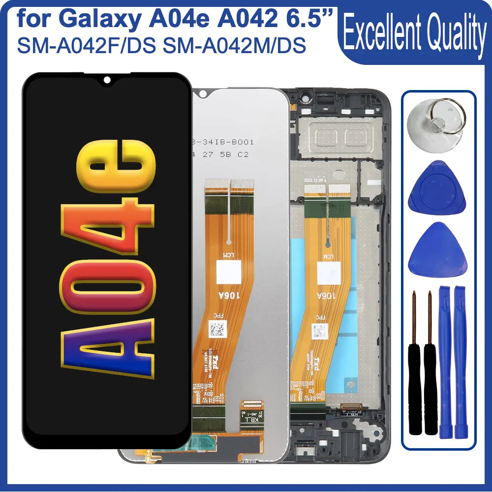100-New-LCD-for-Samsung-Galaxy-A04e-LCD-Display-Touch-Screen-Panel ...