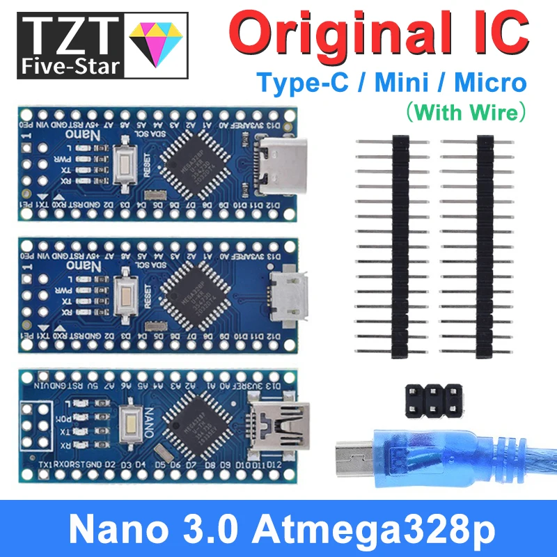 Type-C-Micro-USB-Nano-3-0-With-the-bootloader-compatible-Nano-3-0 ...