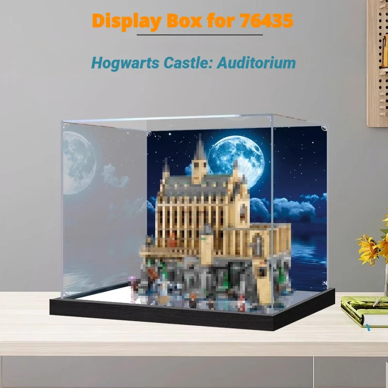 3mm Acrylic Display Box for Lego 76435 Display Case for Hogwarts Castle ...