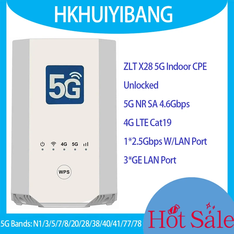 Original-ZLT-X28-5G-Indoor-CPE-Router-Dual-Band-Gigabit-WiFi-6-2-5G-WAN ...