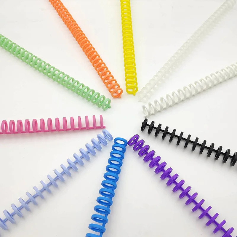 30-Holes-Loose-leaf-Plastic-Binding-Ring-13mm-Spring-Spiral-Rings ...