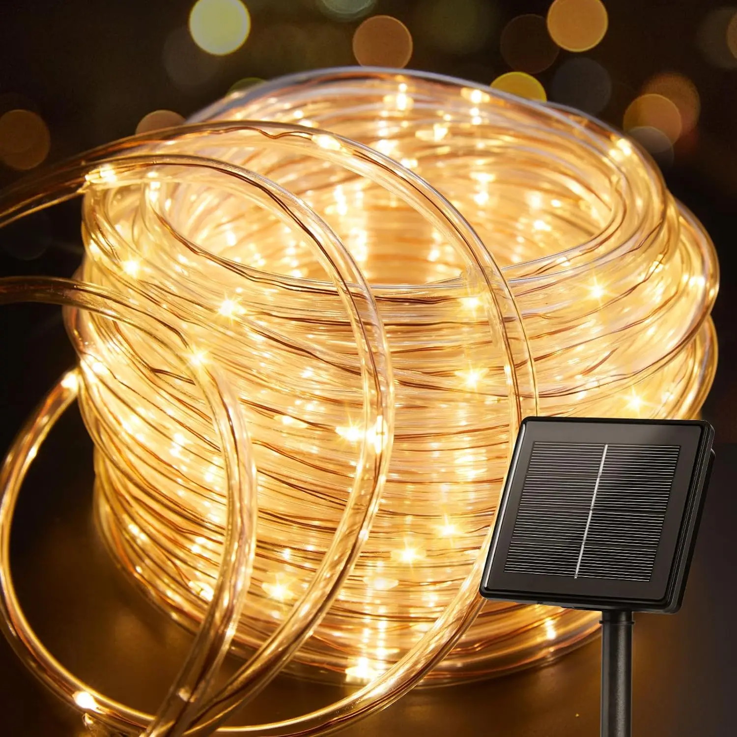 Solar-String-Light-Outdoor-Tube-Rope-Lights-Waterproof-Tube-Lights-for ...