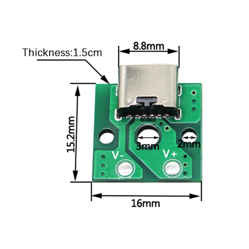 Type-C-Micro-USB-To-DIP-Adapter-Female-Connector-B-Type-PCB-Converter ...