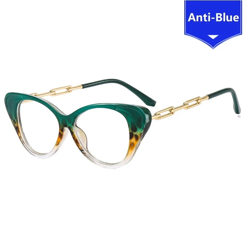 2024 New Woman Eyeglasses Cat Eye Brand Design Acetate Women Glasses ...