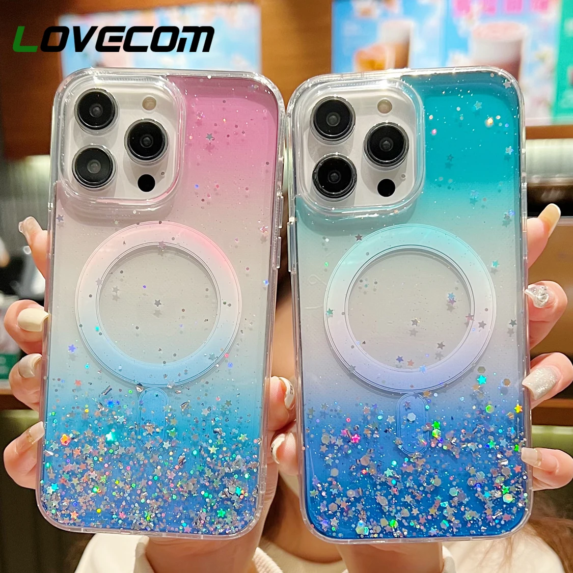 Colorful-Glitter-Gradient-Rainbow-Case-For-iPhone-14-13-12-Pro-Max ...