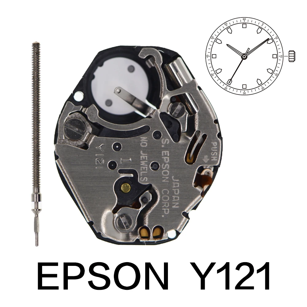 Epson-Y121-Quartz-Movement-Watch-Y121-F1-Qarts-Repair-With-Stem-Watch ...