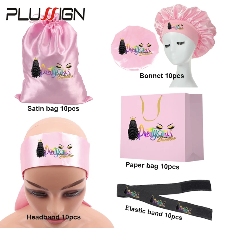 Customize-50Pcs-Lace-Band-Paper-Bag-Satin-Wig-Bags-For-Hair-Extension ...