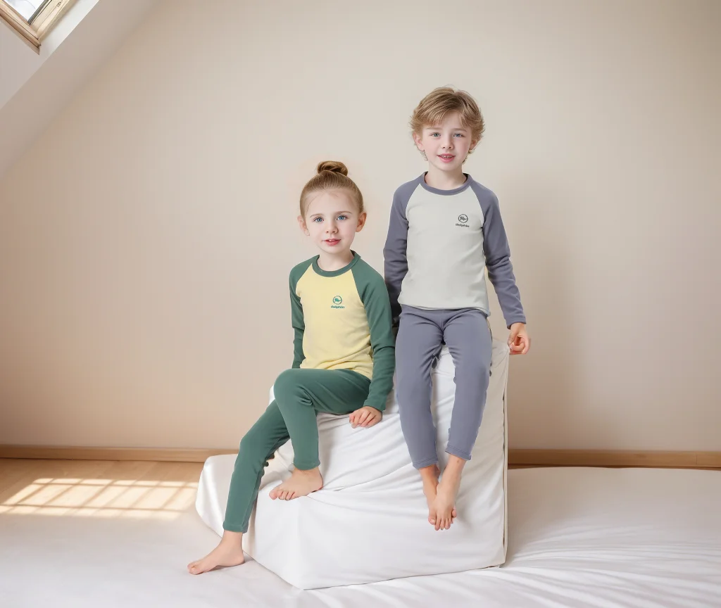 Lindo-y-c-lido-Conjunto-de-ropa-interior-t-rmica-para-ni-os-colorido-y ...