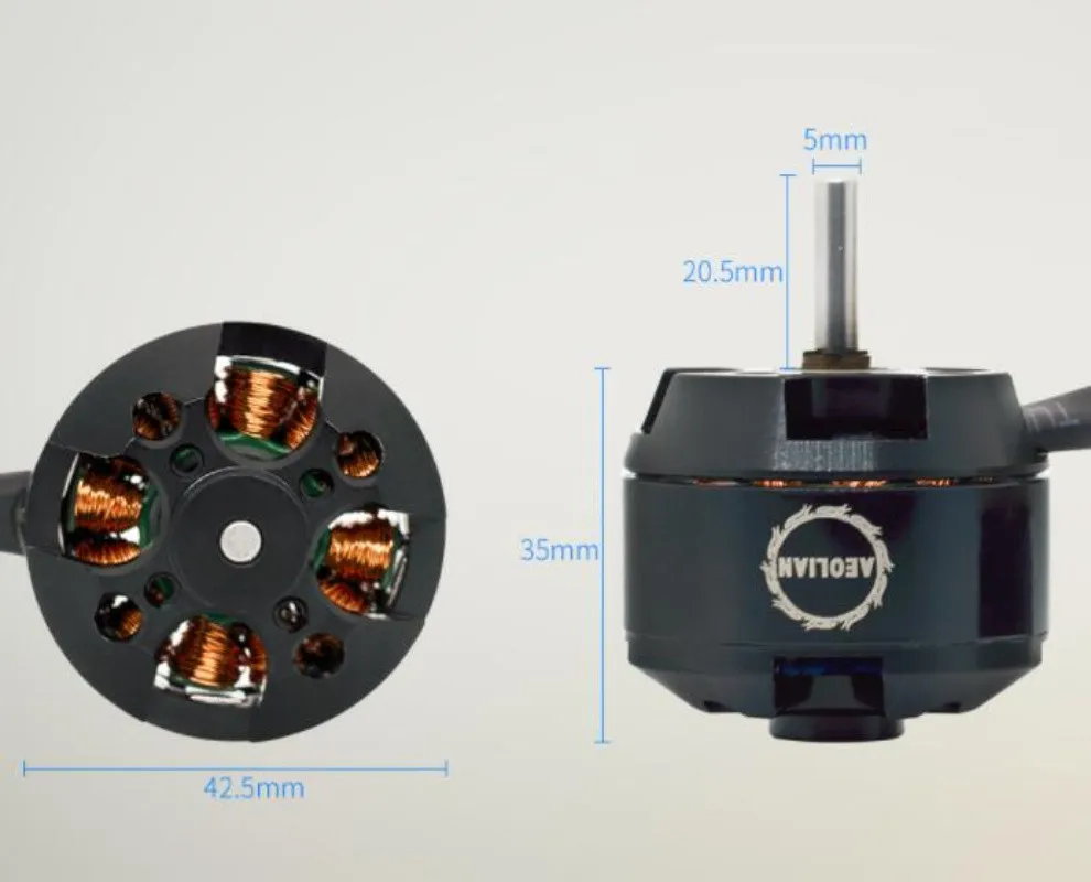 Aeolian motor eléctrico sin brsuhless para patinete, aeroplano, RC ...