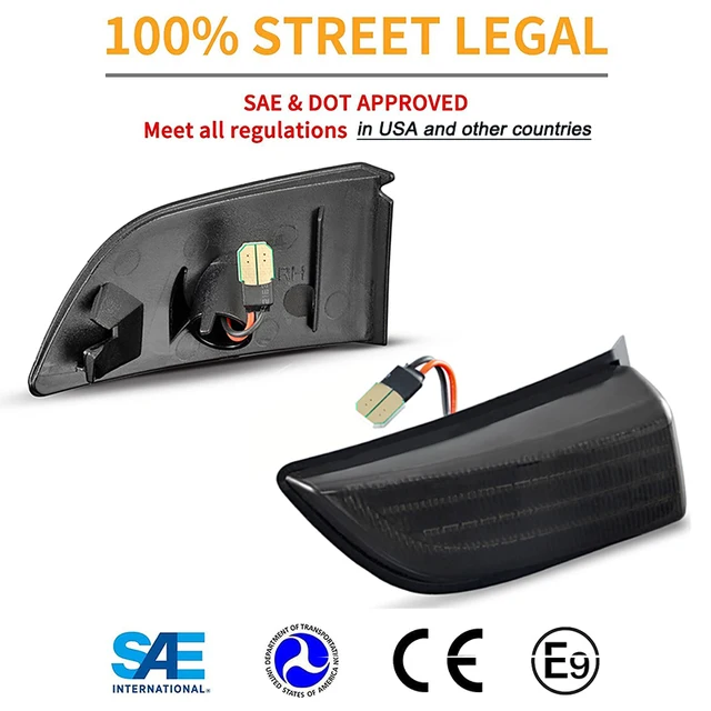 サイドミラーインジケータ 用 ボルボ 用 XC60 2008-2014 2x ダイナミックランプ 31217288/31217289 ...