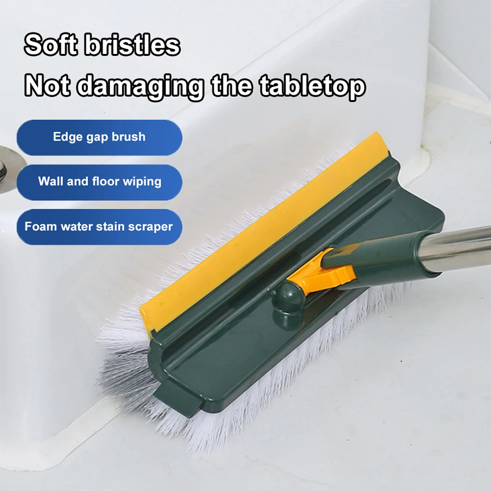 Floor-Scrub-Brush-3-in-1-Long-Handle-Removable-Adjustable-Wiper-Broom ...