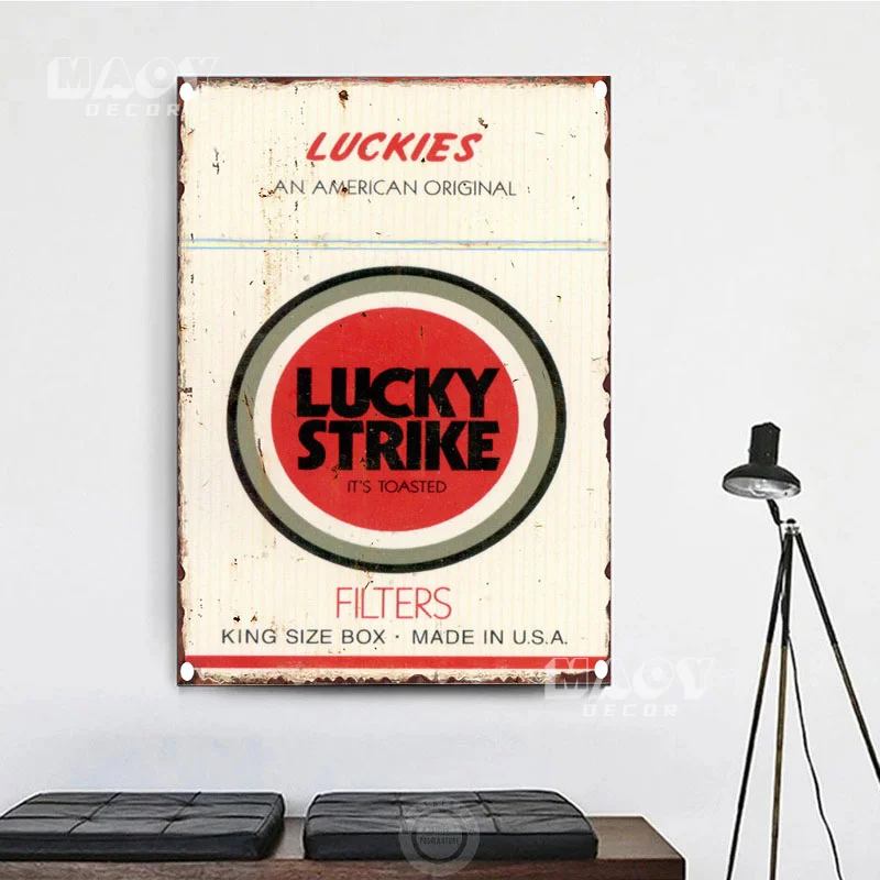 Lucky Strike Vintage Wallpaper