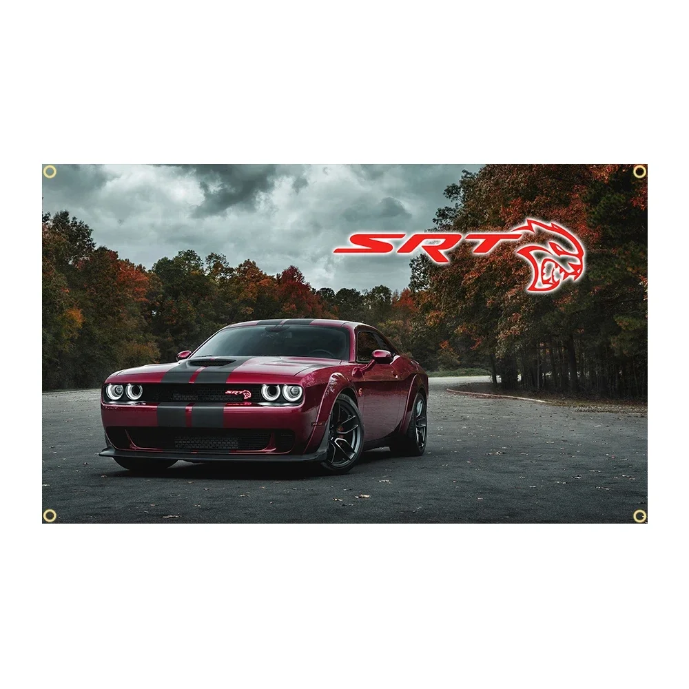 3X5FT-Flag-SRT-Hellcat-Demon-Dodge-Challenger-Car-Racing-Flag-Banner ...