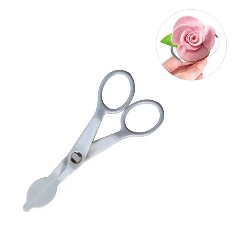 Mini-Plastic-Scissor-Fondant-Pastry-Tips-Decorative-Cake-Flowers-Lifter ...