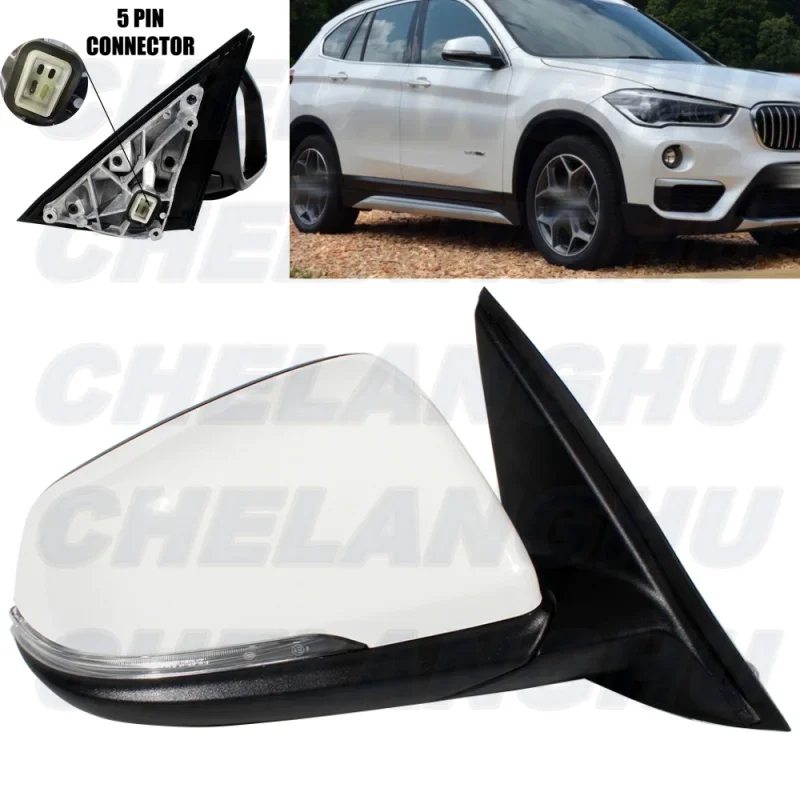 For BMW X1 F48 2016 2017 2018 2019 2020 2021 LHD Right Side 5Pin White ...