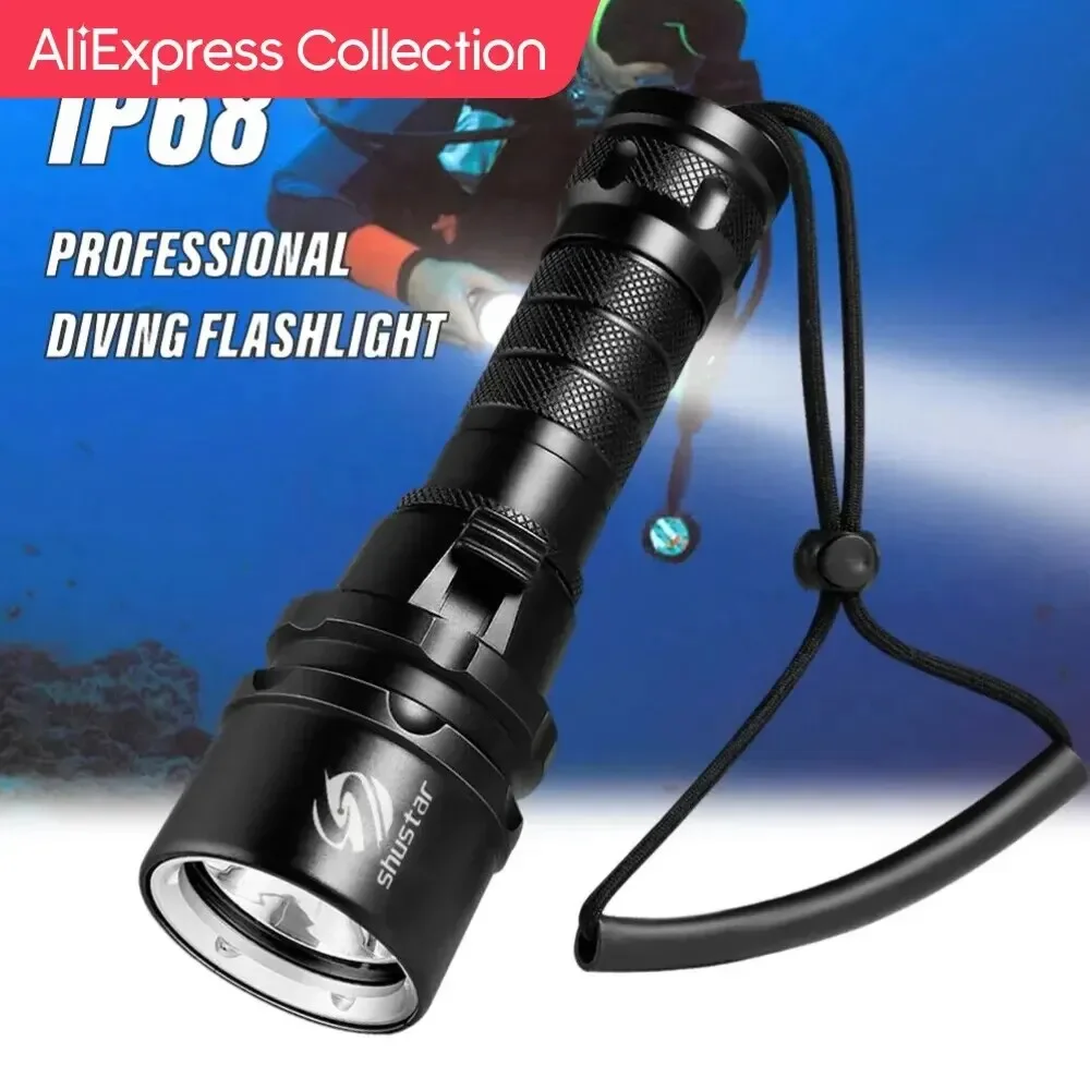 High-Power-Diving-Flashlight-IP68-Highest-Waterproof-Rating ...
