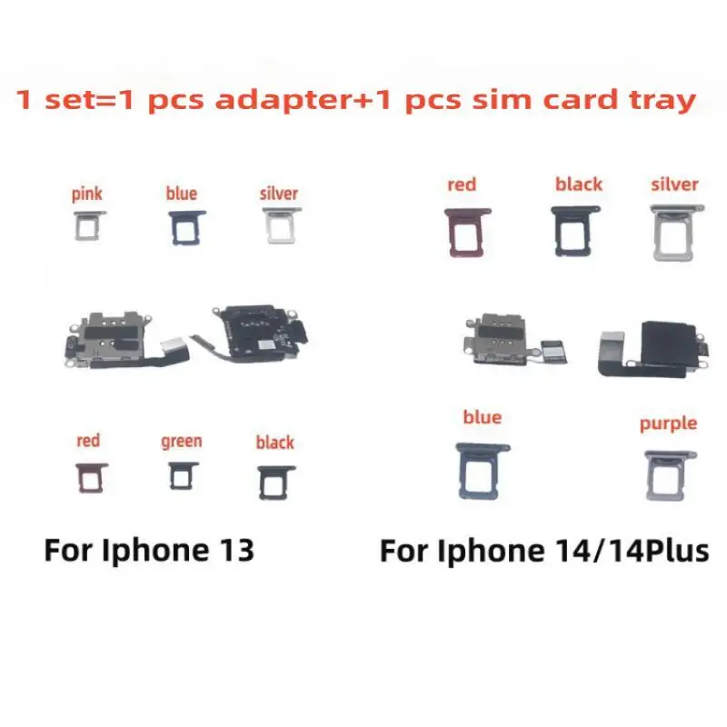 1set-Replacement-Parts-Dual-Sim-Card-Reader-Connector-Ribbon-Flex-Cable ...