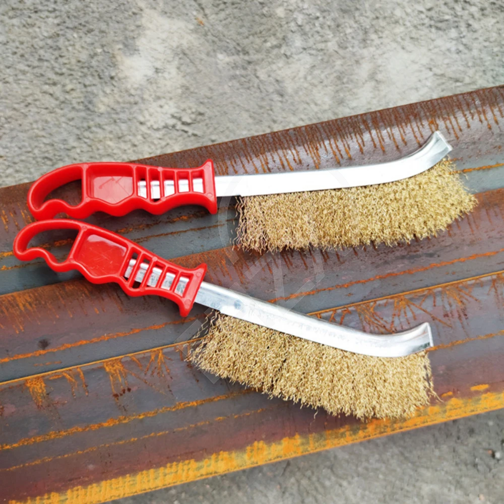 Two brushes, wire brush, copper plating treatment, rust prevention gap ...