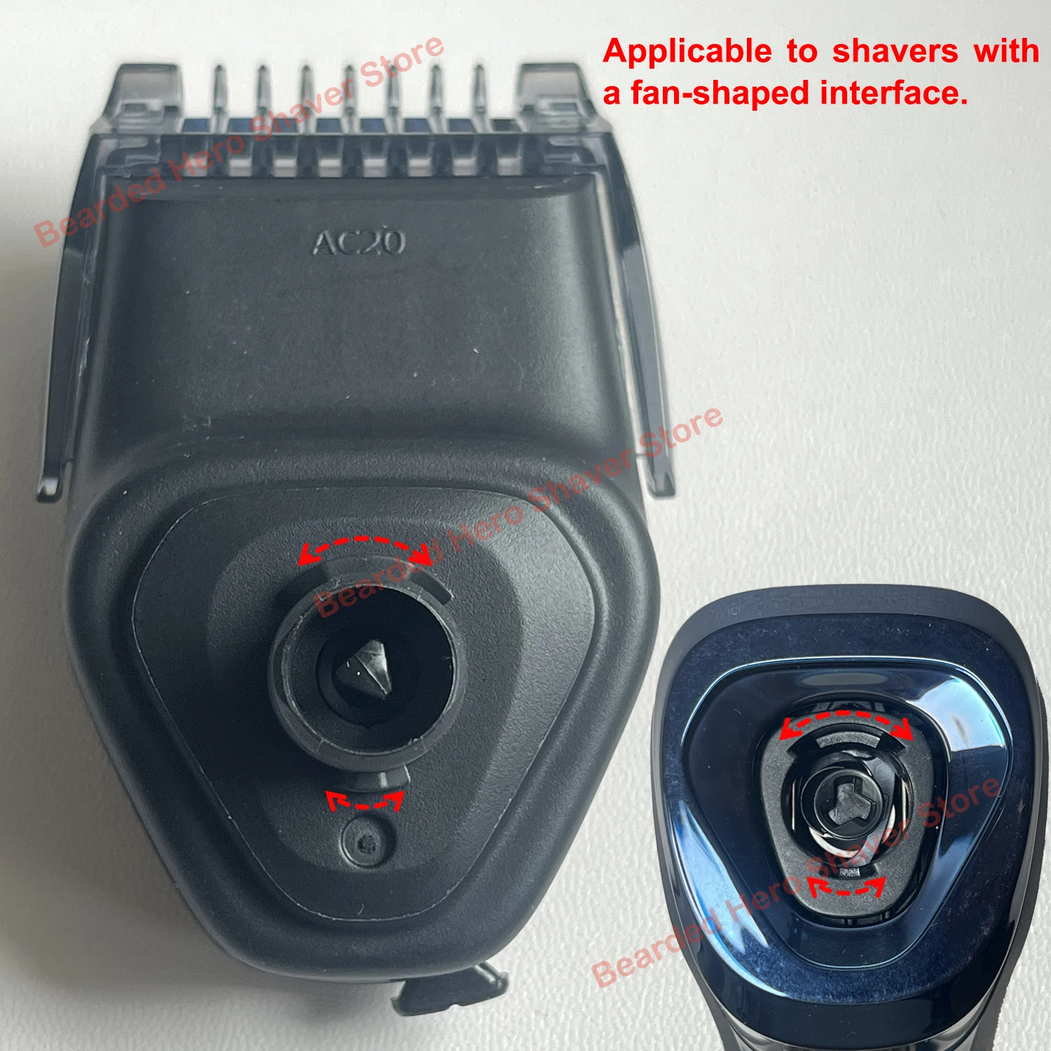 Регулируемый стайлер для бороды AC20 с 5-мя настройками длины подходит ...