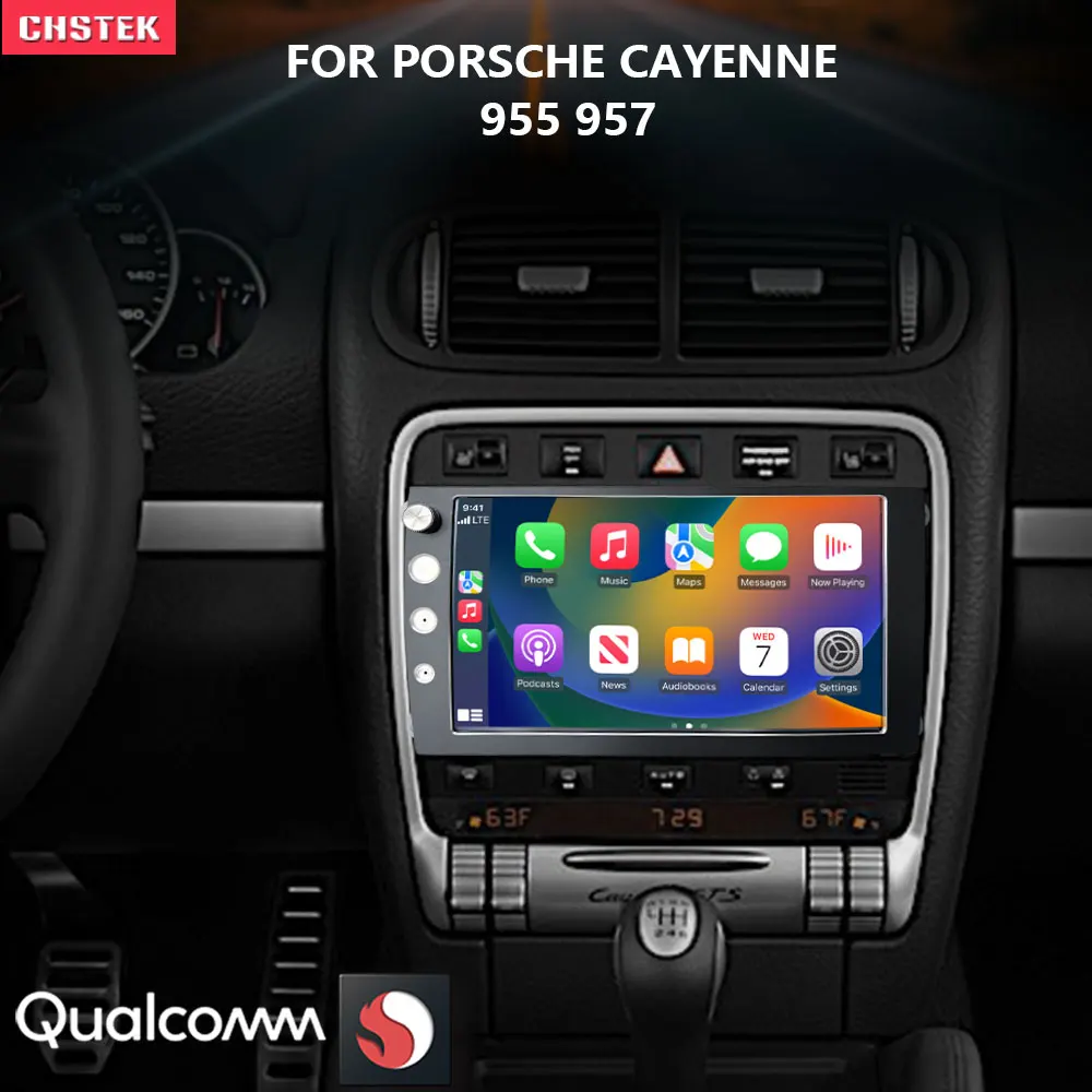 CHSTEK Car Radio Video Qualcomm Multimedia DVD Media Player Carplay ...