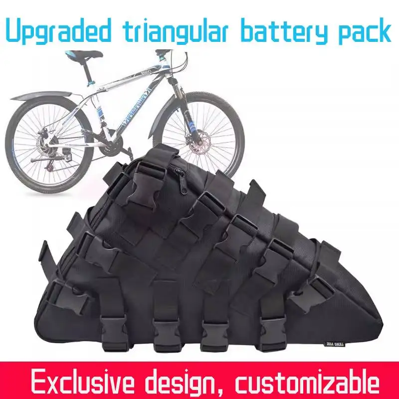 Mountain-Bike-Triangular-Battery-Car-Beam-Package-Road-Off-road-Speeder ...