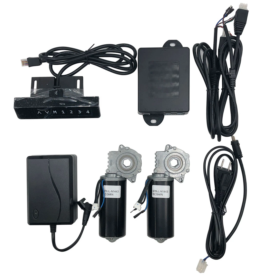 Adjustable Height Electric Lift Desk Lifting Table Dual Motor Control ...