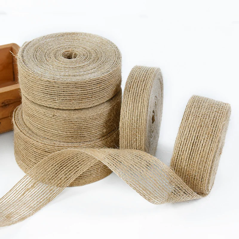10M-Roll-15-38mm-Natural-Vintage-Jute-Burlap-Ribbon-DIY-Bow-Craft-Gift ...