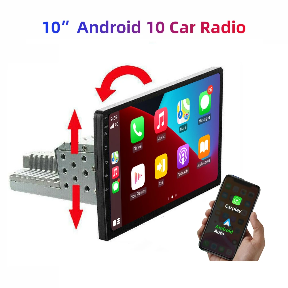 Universal 7/910.1inch car stereo radio single 1DIN android player with ...