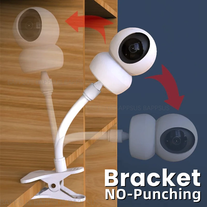 No-Punching-Portable-Clip-Mount-Webcam-Stand-For-Baby-Monitor-Camera ...