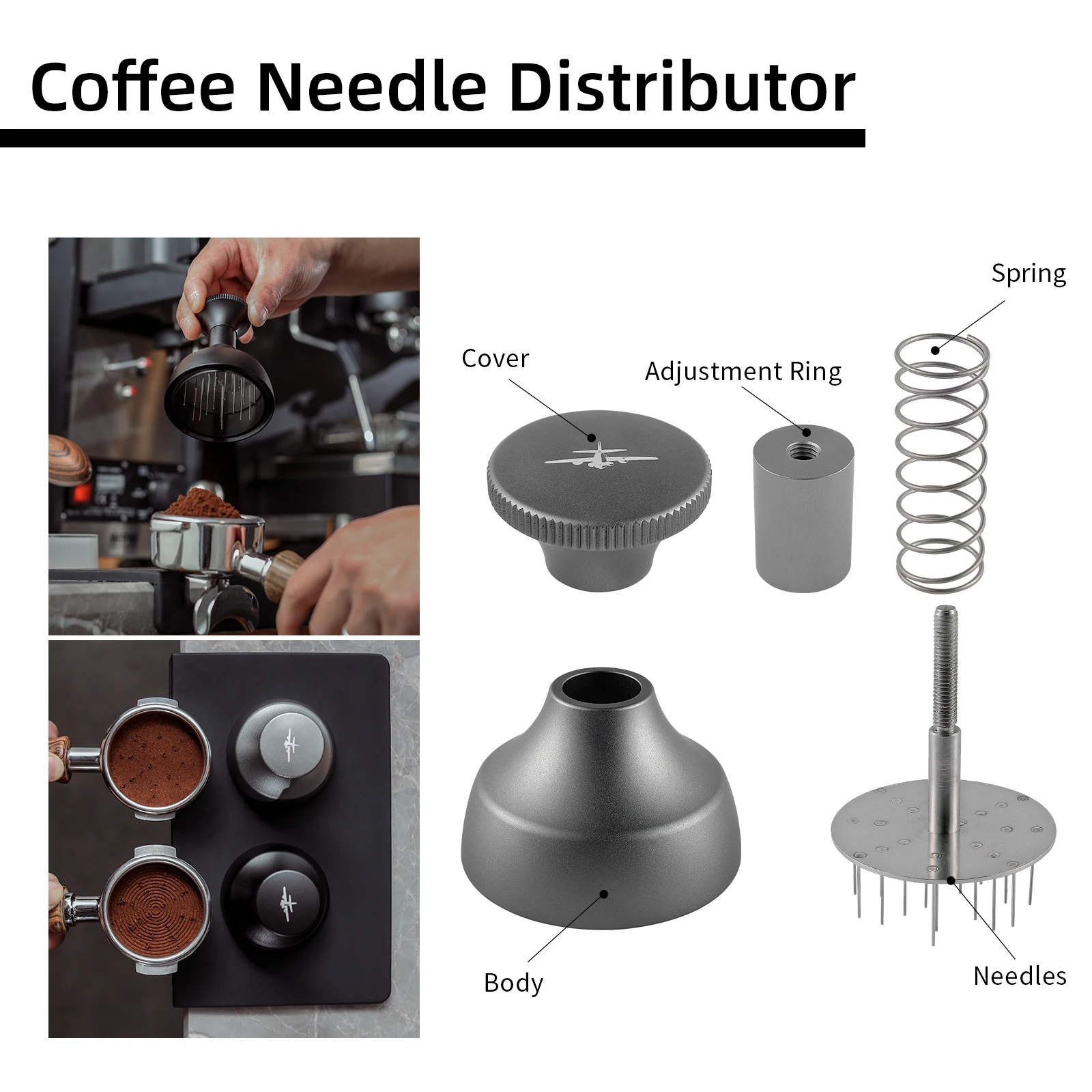 Coffee Needle Distributor Adjustable | Coffee Grounds Needle ...