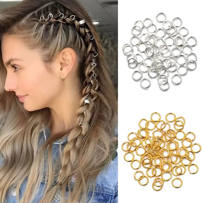 50-200pcs-Hair-Braid-Dreadlock-Beads-Cuffs-Clips-Braid-Spiral-Braid ...