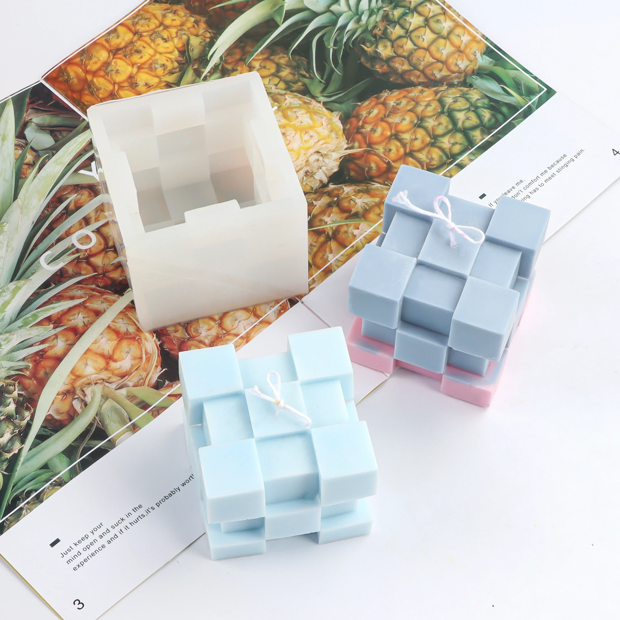 3D-Concave-Convex-Cube-Candle-Silicone-Mold-Geometry-Resin-Mould-DIY ...