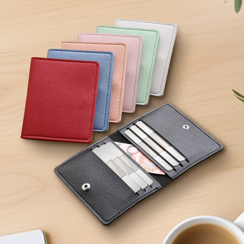 1-Piece-Simple-Ultra-thin-Solid-Color-Women-s-Card-Bag-Multiple-Card ...