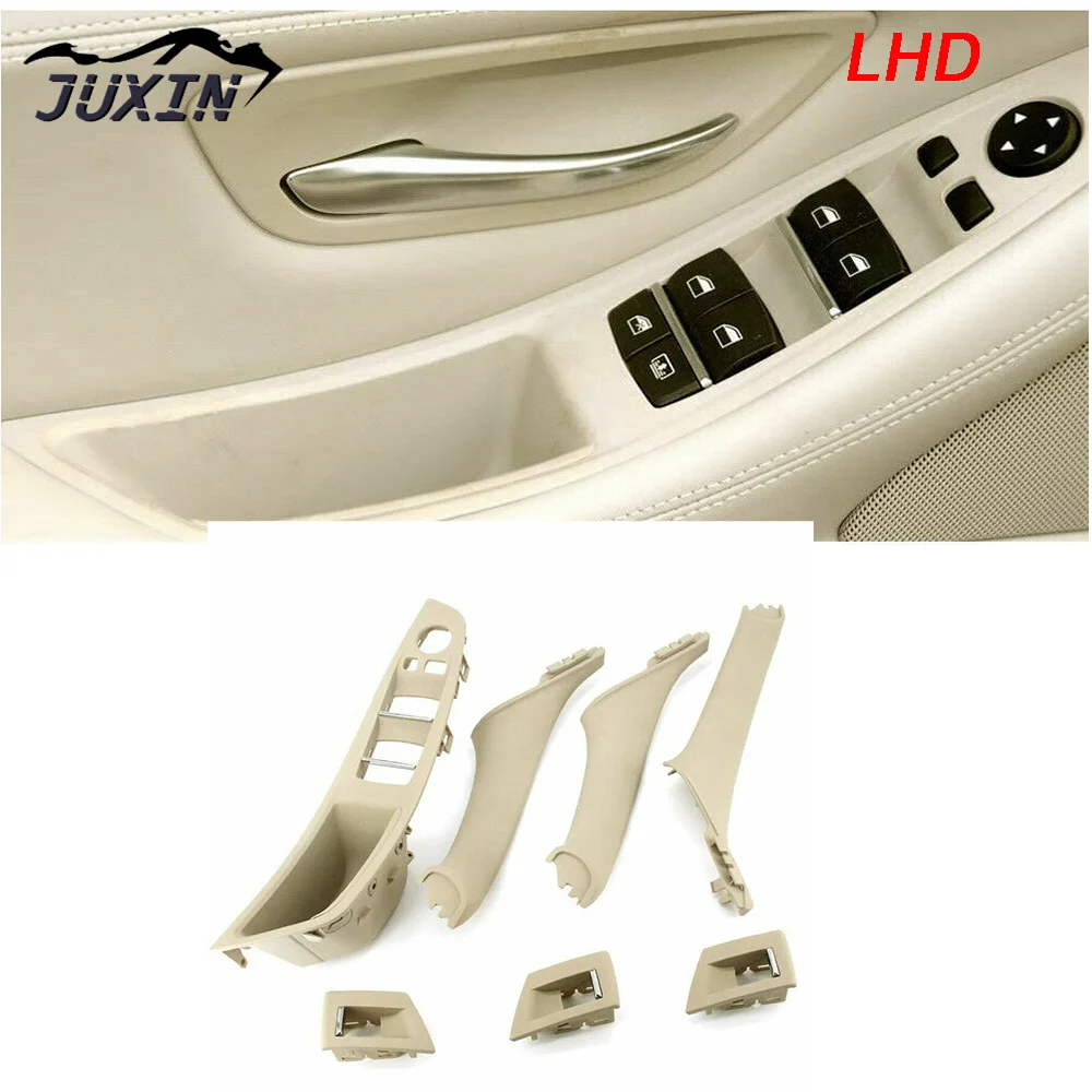 Inner Door Panel Handle Pull Trim Set Window Switch Armrest Pane Fit ...