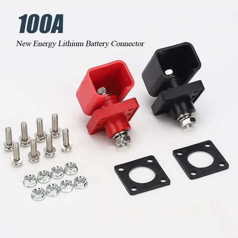 100A-New-Energy-Lithium-Battery-Connector-High-Current-Copper-Wiring ...