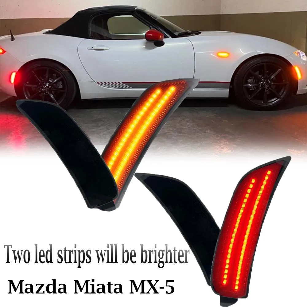 For-Mazda-Miata-MX5-ND-2016-2020-LED-Front-Amber-or-Rear-RED-Side ...