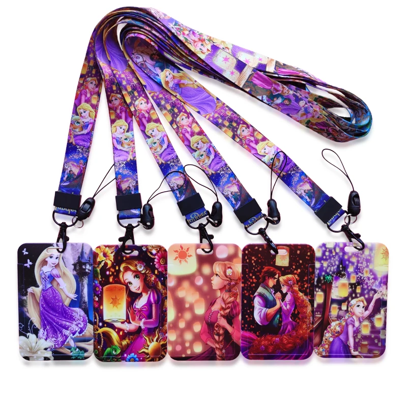 Disney-Rapunzel-Identification-Card-Holder-lanyards-Cartoon-Tangled ...