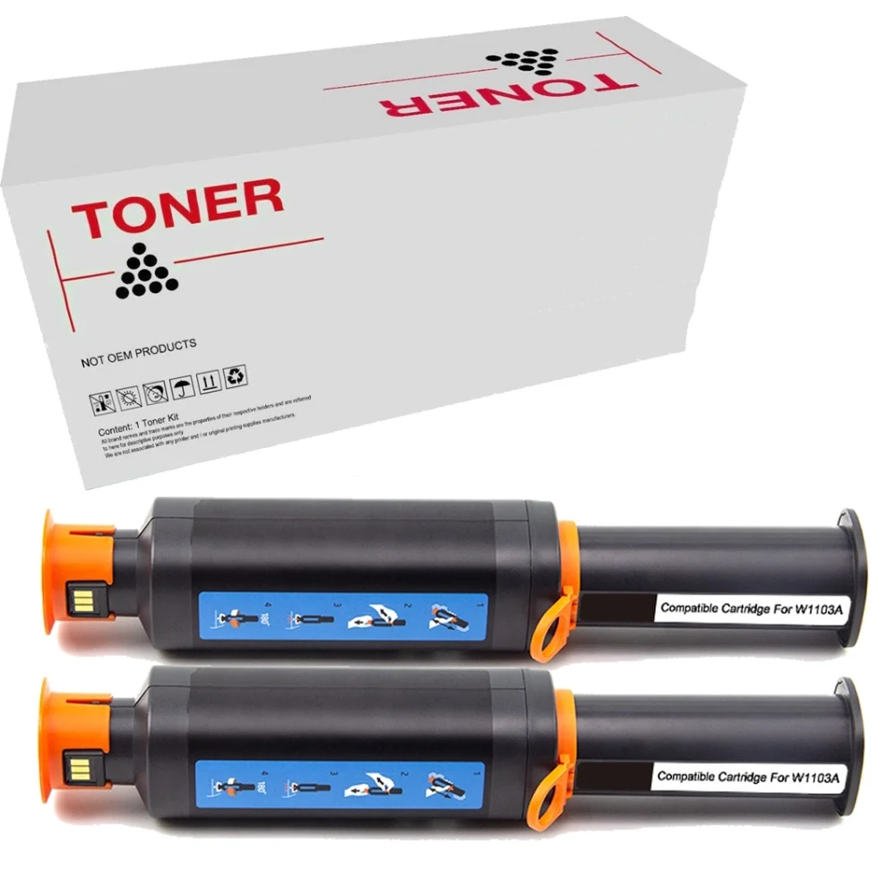 W1103A pack 2 cartuchos de toner compatible con HP W1103A (103A) para ...
