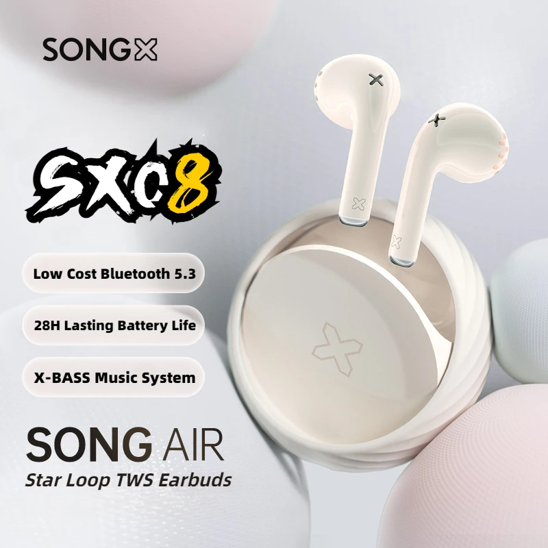 SONGX-Song-Air-TWS-Wireless-Bluetooth-Earbuds-Star-Loop-Bluetooth-5-3 ...