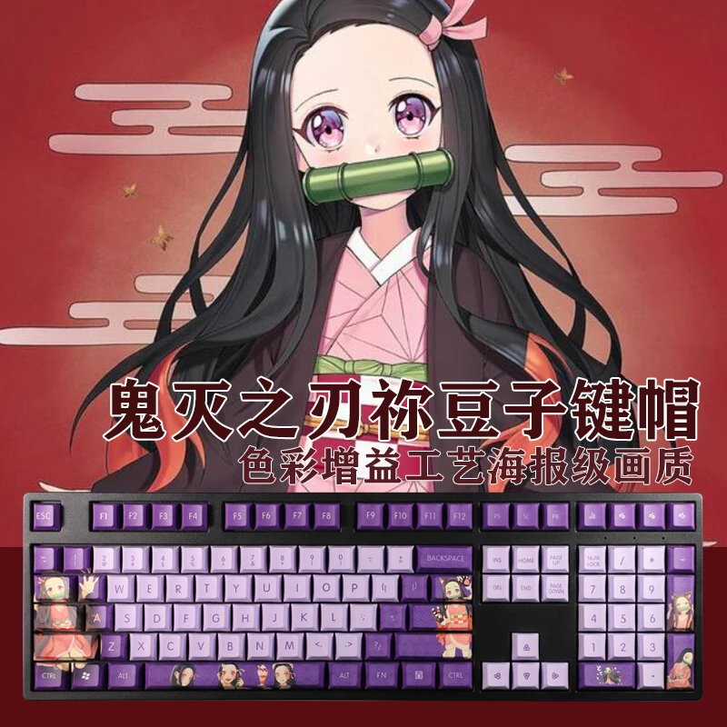 Era-Original-Kamado-Nezuko-Keycap-Set-Demon-Slayer-Keyboard-Cap-Two ...
