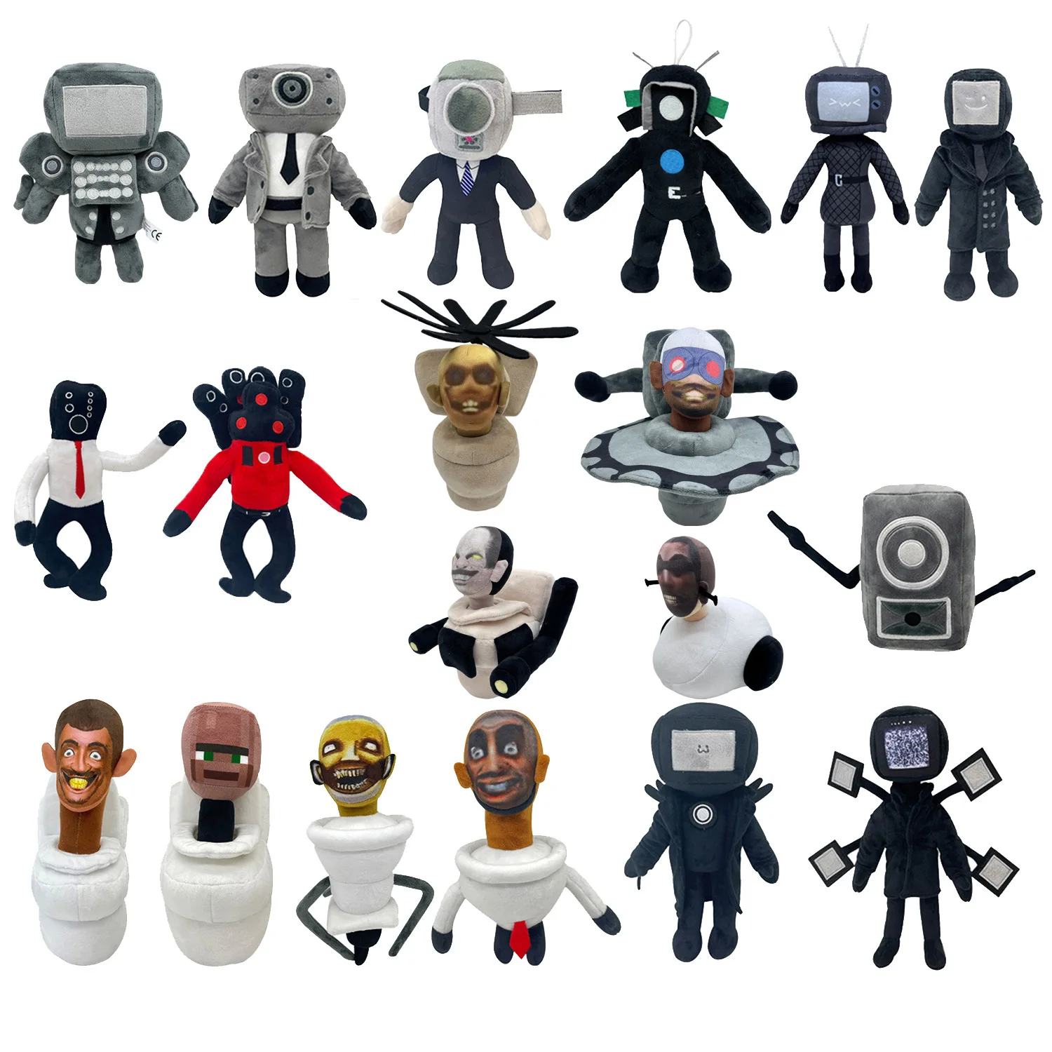 25pcs-Skibidi-Toilet-Plush-Soft-Toy-Skibidi-Dop-Dop-Yes-Yes-Titans ...