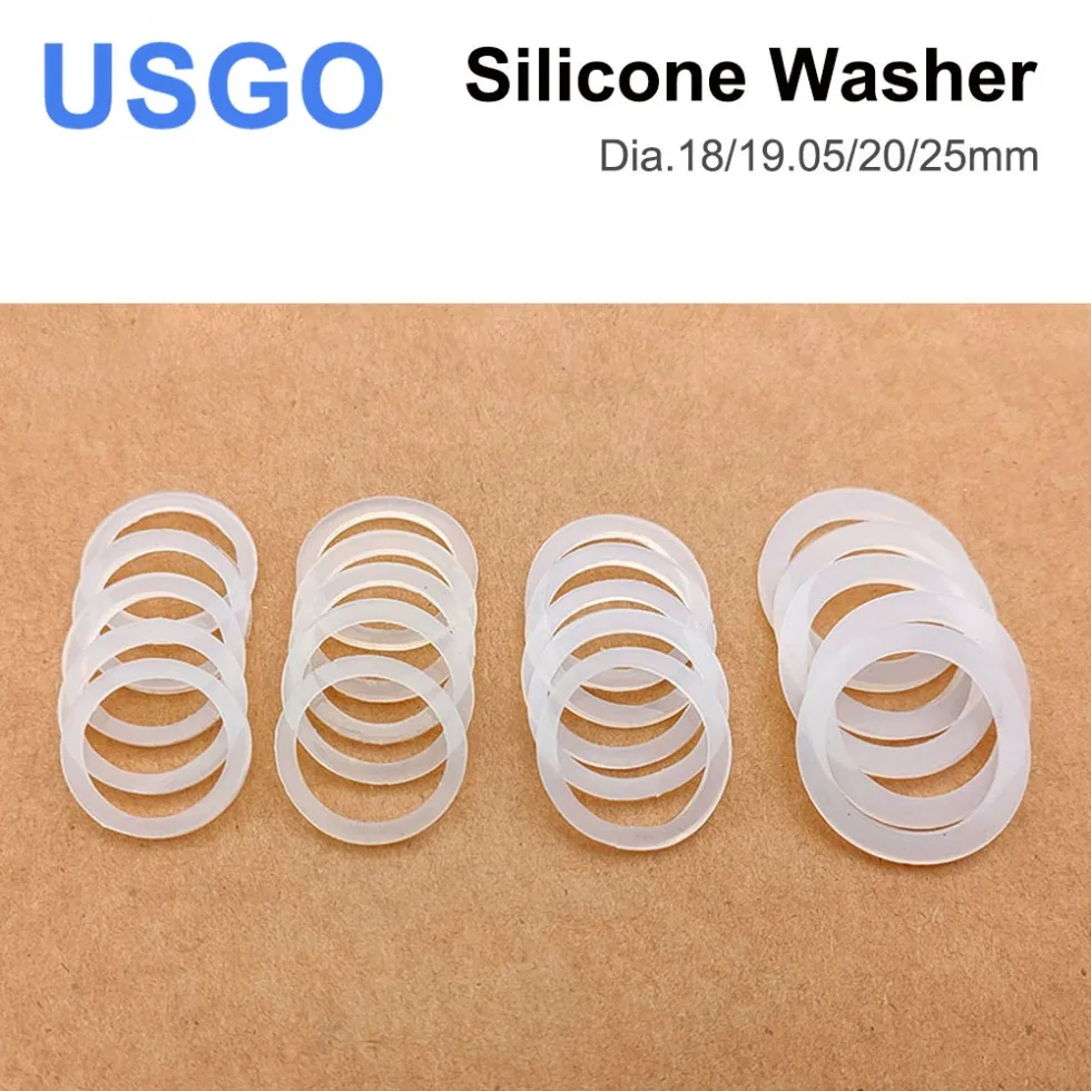USGO-Laser-Lenses-Silicone-Washer-Dia-18-19-05-20-25mm-for-CO2-Laser ...
