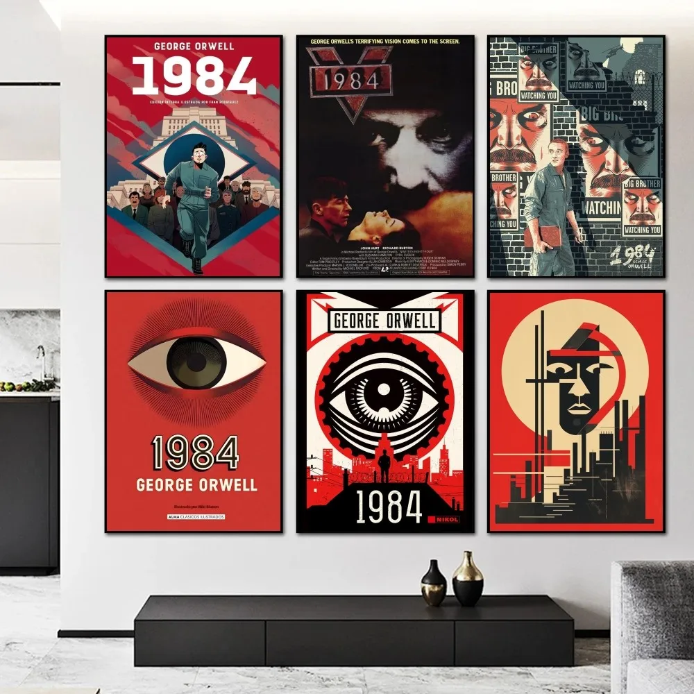 The George Orwell 1984 Movie Poster Sticker That Transformed My Home ...