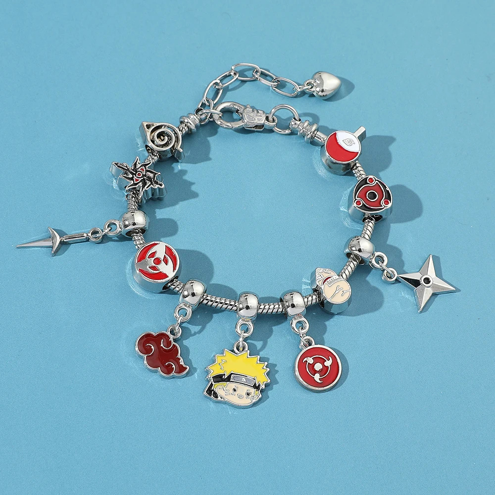Japan-Anime-Charms-Bracelet-Village-of-Kino-Hagakure-Akatsuki-Uzumaki ...